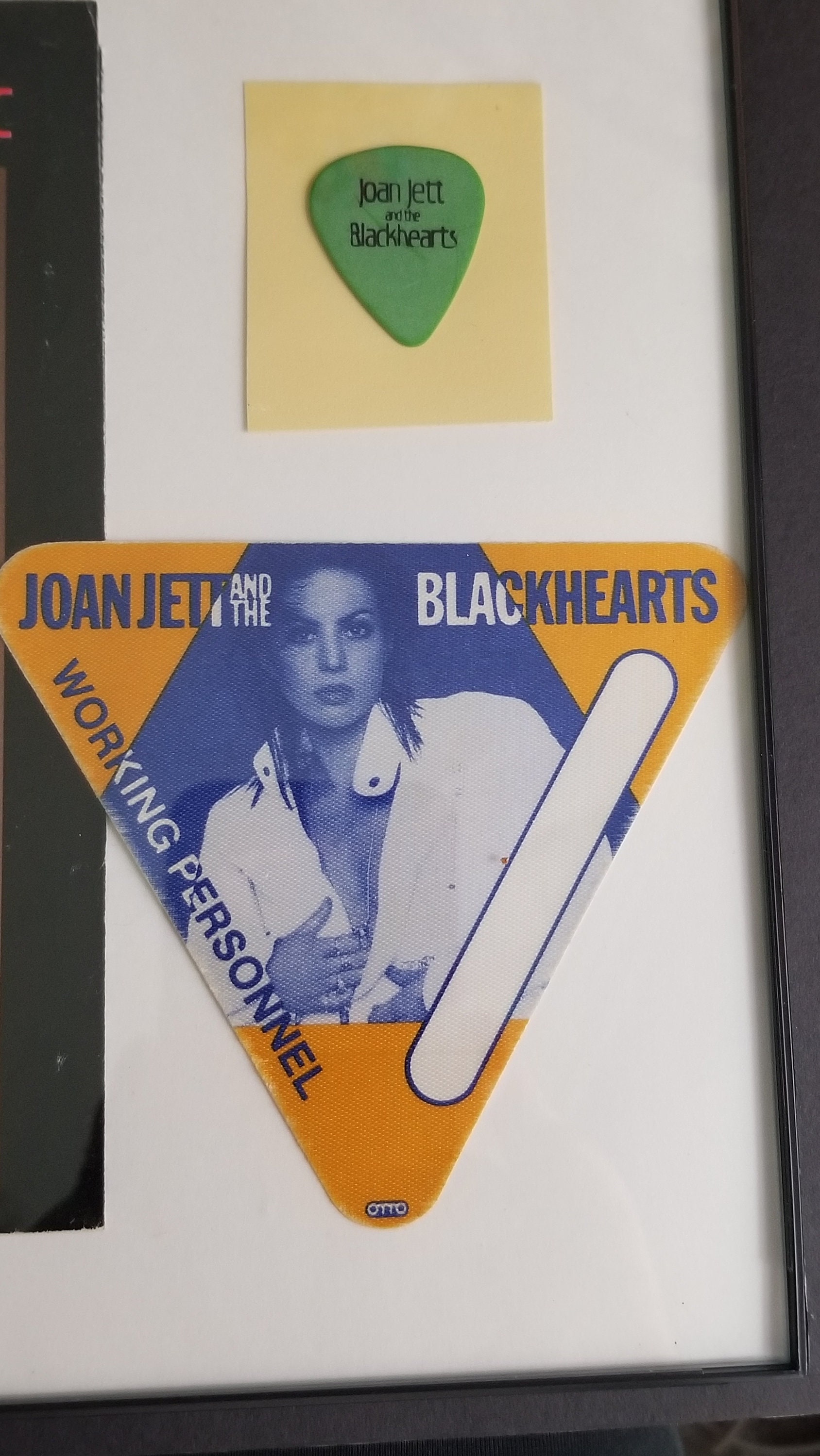Joan Jett Blackhearts Hand Signed Autographed Photo Framed Display+ ...