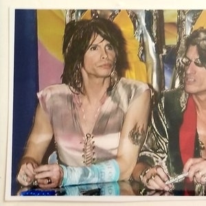 Aerosmith Steven Tyler Signed Autographed 3x5 Inch Photo + VIP Pass ...
