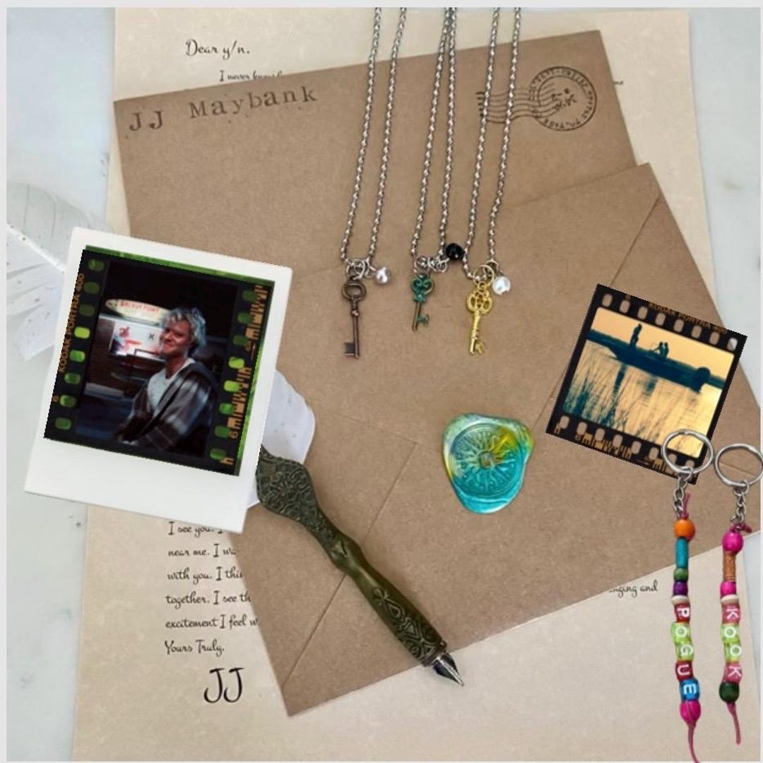 JJ Obx Character Letter and Necklace - Etsy