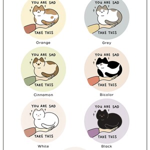 Cute Cat Therapy Sticker, Funny Cat Meme Sticker, Vinyl Laptop Decal - Etsy