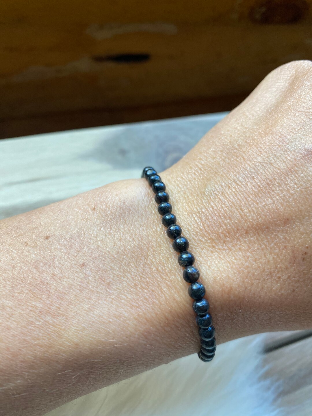 Astrophyllite Bracelet Round - Etsy