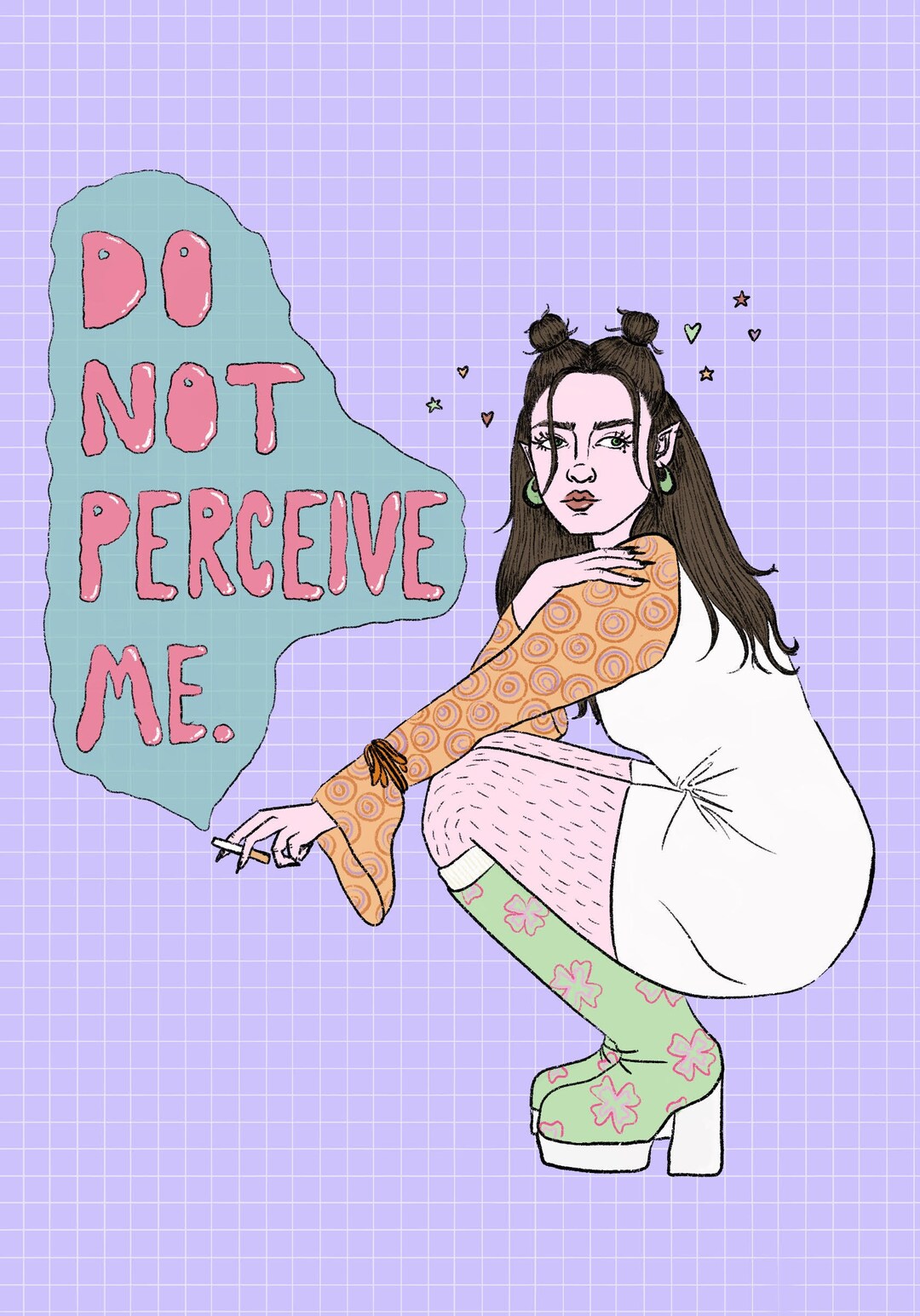 Do Not Perceive Me Print - Etsy