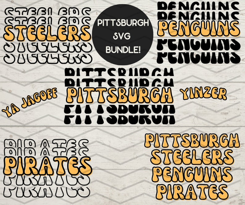 Pittsburgh Digital Download SVG | PNG | JPEG | Pirates | Steelers ...