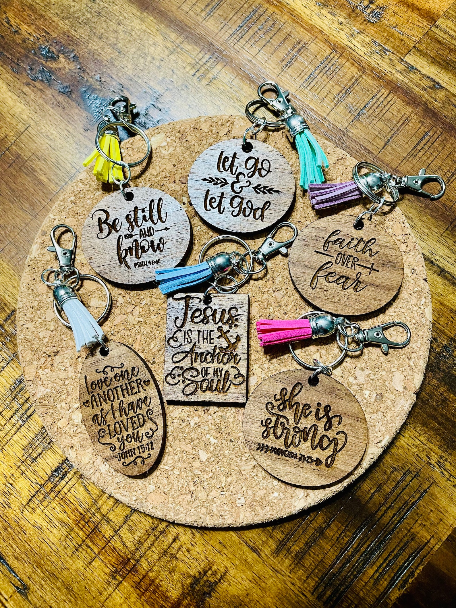 Inspirational | Bible Verse | Religious |wooden Engraved Keychain - Etsy