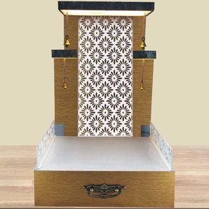 Shriji Temples, Customized Wooden Temple With LED Light for Home and ...