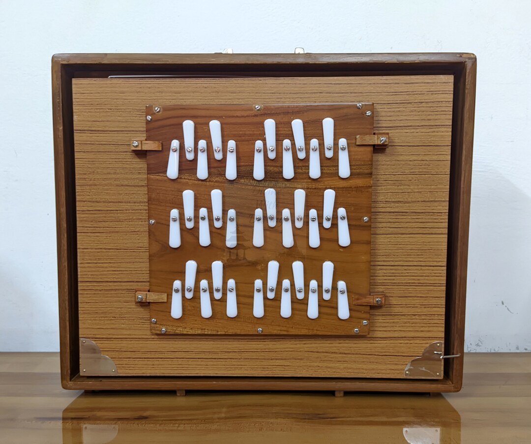 Shrijitemples Large 36 Keys Shruti Box, With 3 Octave Pure Sunmica Sur ...