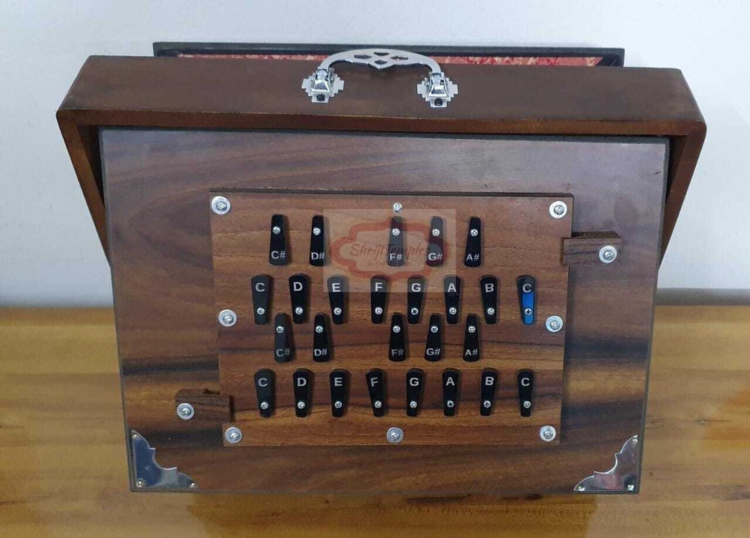 Special Large 26 Keys Shruti Box,16x12x3 Special 2 Set Reeds, Key C to ...