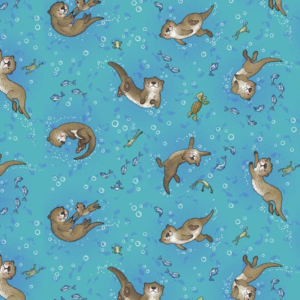 Otter Fabric - Etsy