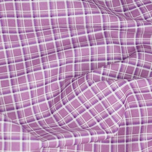 Spring Plaid Fabric, Hello Spring Plaid Green, Yellow or Lavender by ...