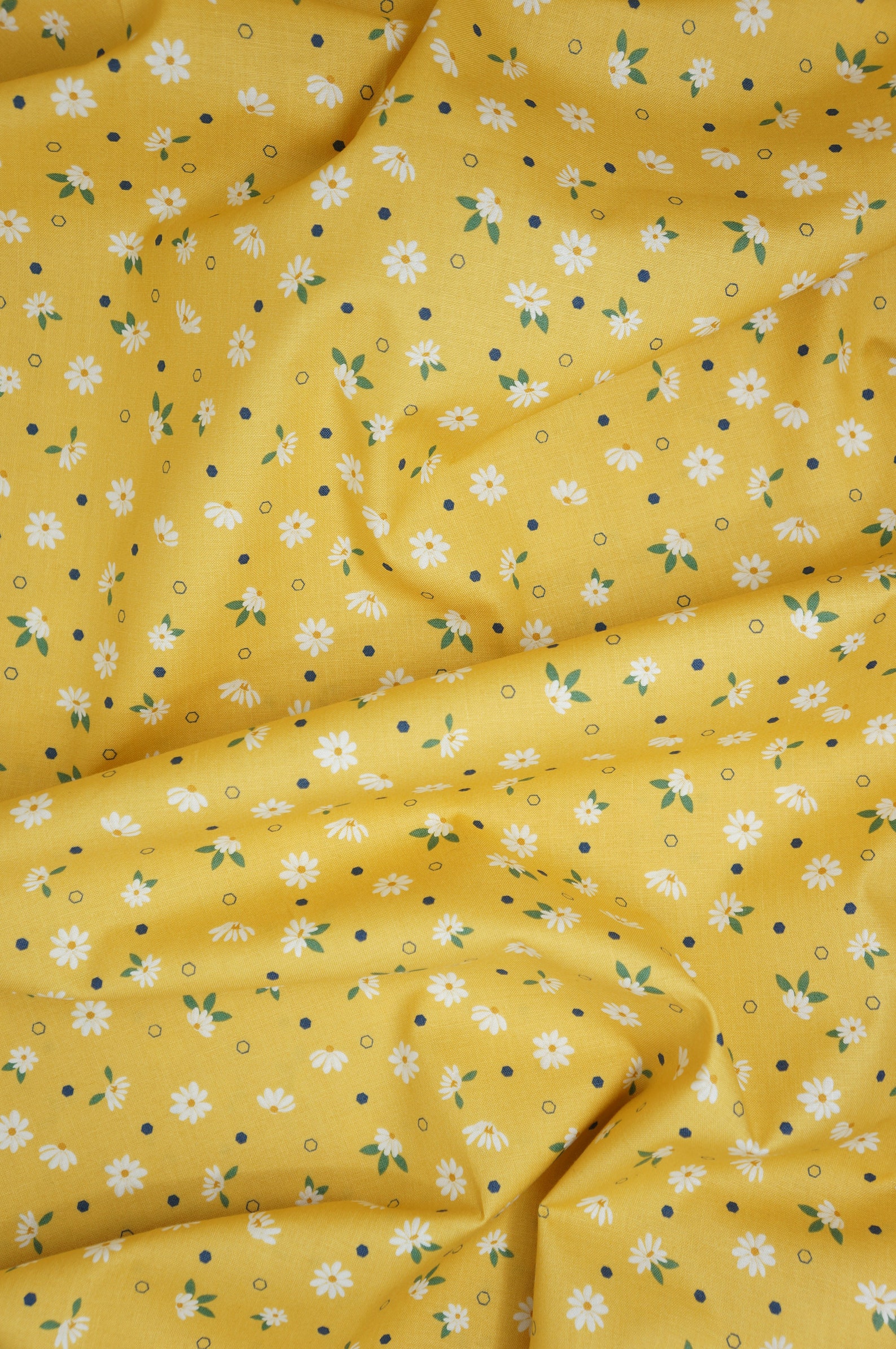 Daisy Fabric, Daisy Fields Floral Harvest Riley Blake Quilting Cotton ...