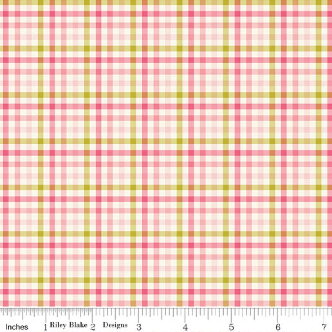Easter Plaid Fabric, Spring Gingham Fabric, Adel in Summer Plaid in ...