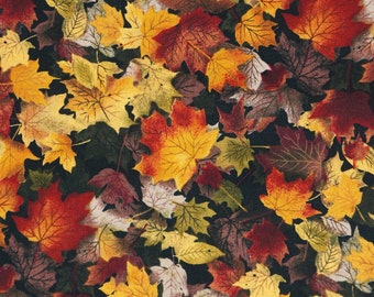 Maple Leaf Fabric - Etsy