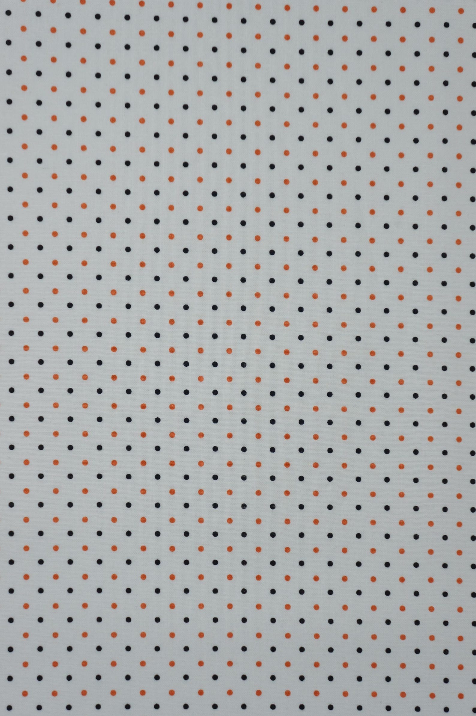 Halloween Swiss Dot Blender Fabric, Orange and Black Swiss Dots on ...