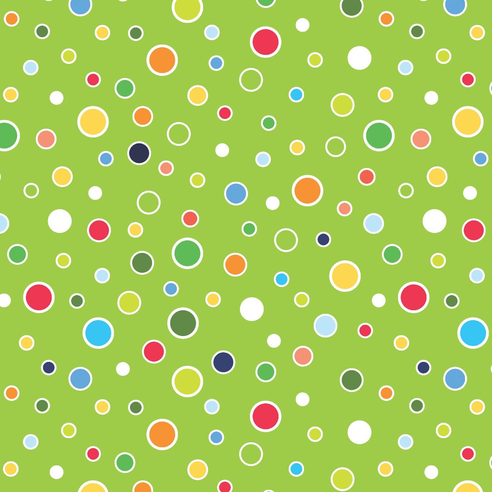 Glowing Dot Blender Fabric, Glowing Dots on Lime Green by Kanvas Studio ...