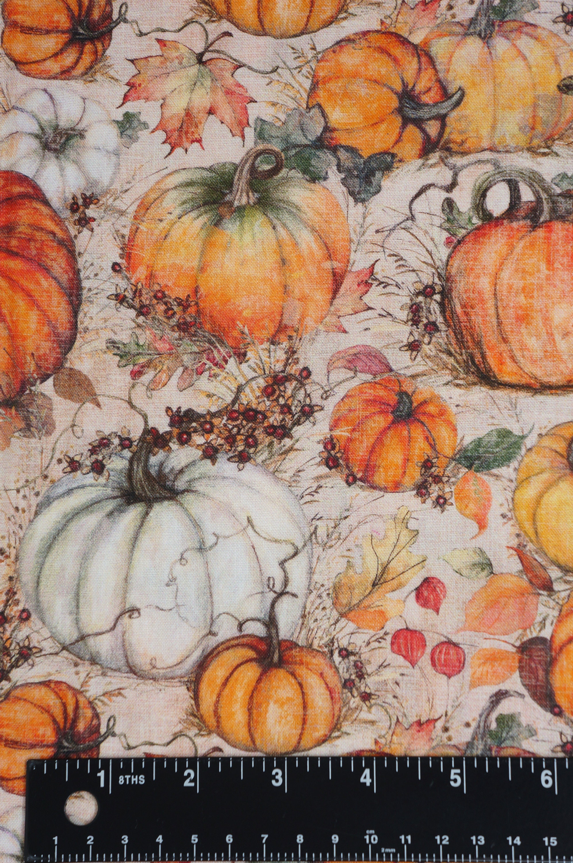 Fall Pumpkin Fabric Pumpkins by Susan Winget Halloween - Etsy
