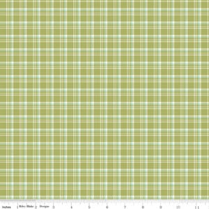 Spring Plaid Fabric, Hello Spring Plaid Green, Yellow or Lavender by ...