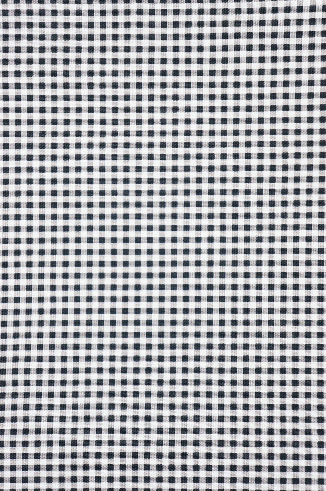 Black and White Gingham Fabric, 1/8 Inch Small Gingham Black and White ...