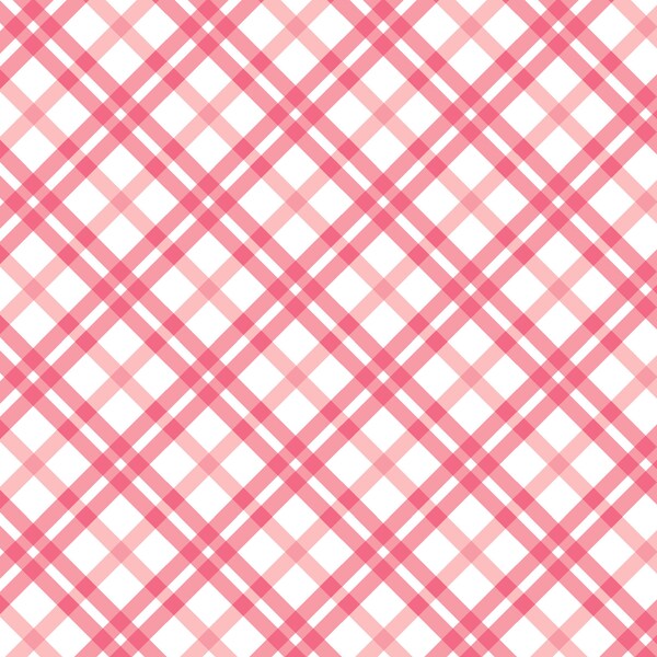 Pink Plaid Fabric - Etsy
