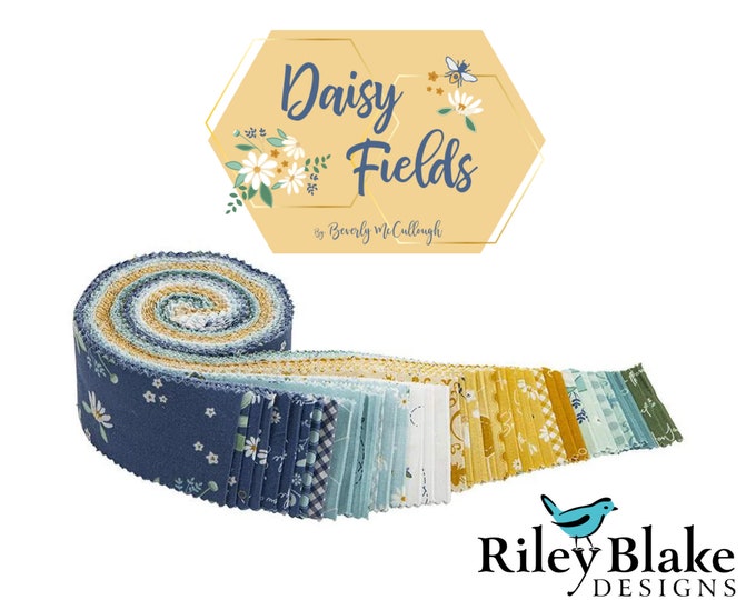 Daisy Fields Rolie Polie, 40 Pieces, Riley Blake Designs Quilting ...