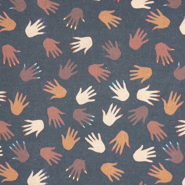 Hand Printed Fabric - Etsy