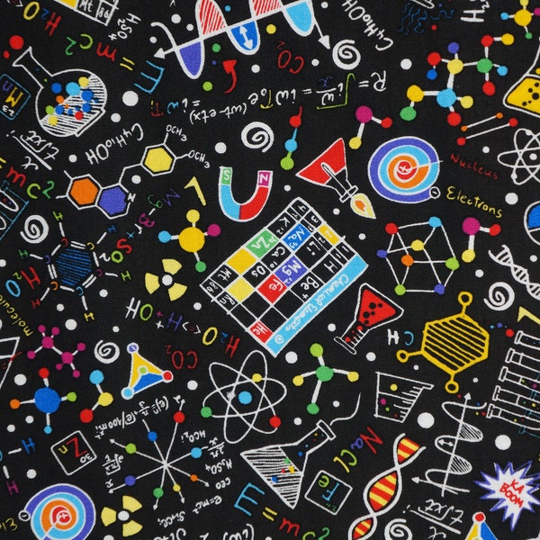 Math Fabric - Etsy