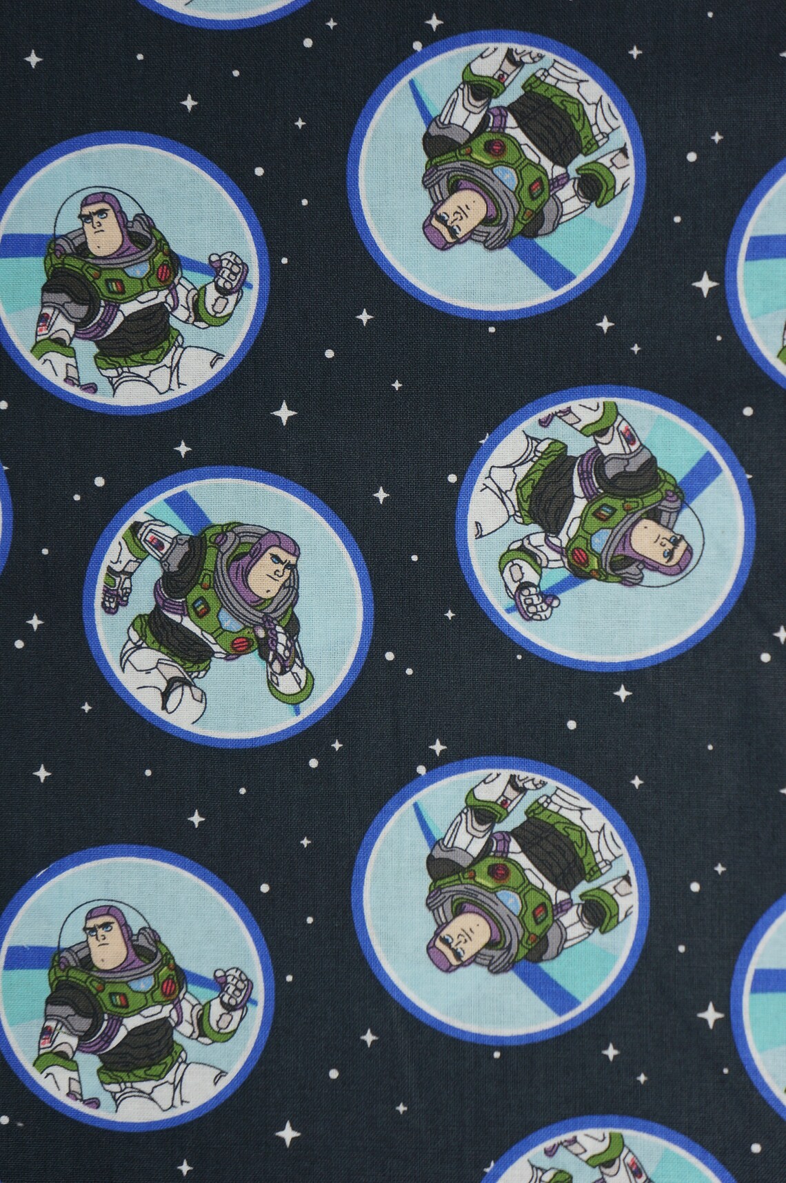 Buzz Lightyear Fabric Buzz Lightyear in Space Disney and - Etsy