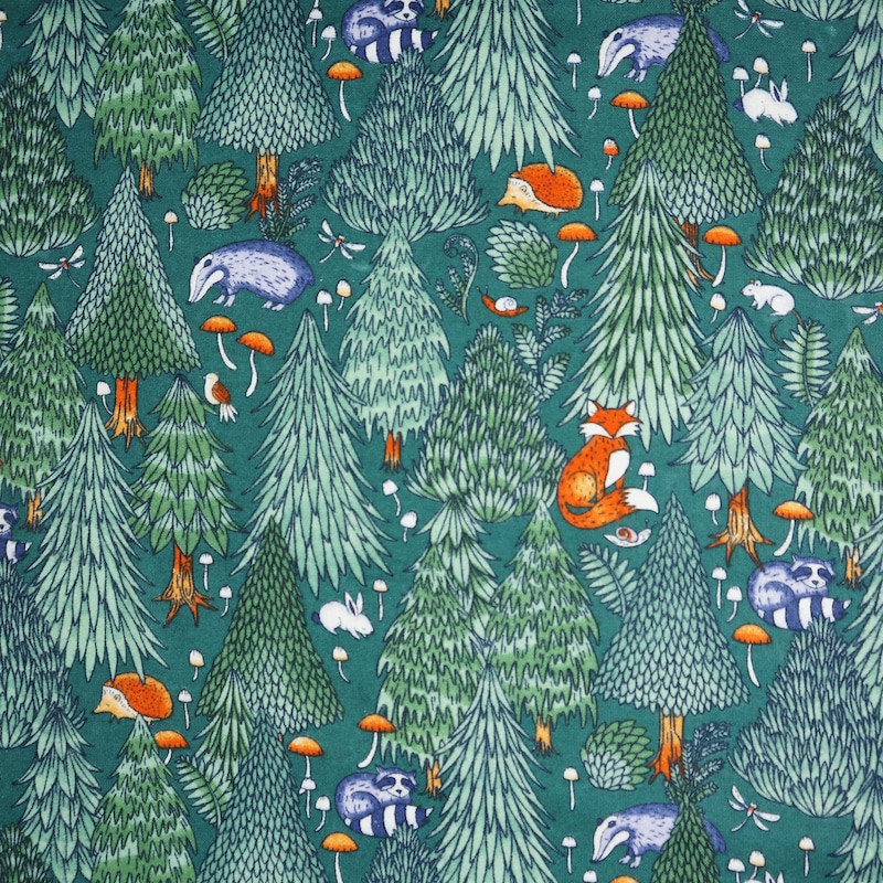 Woodland Nursery Fabric - Etsy