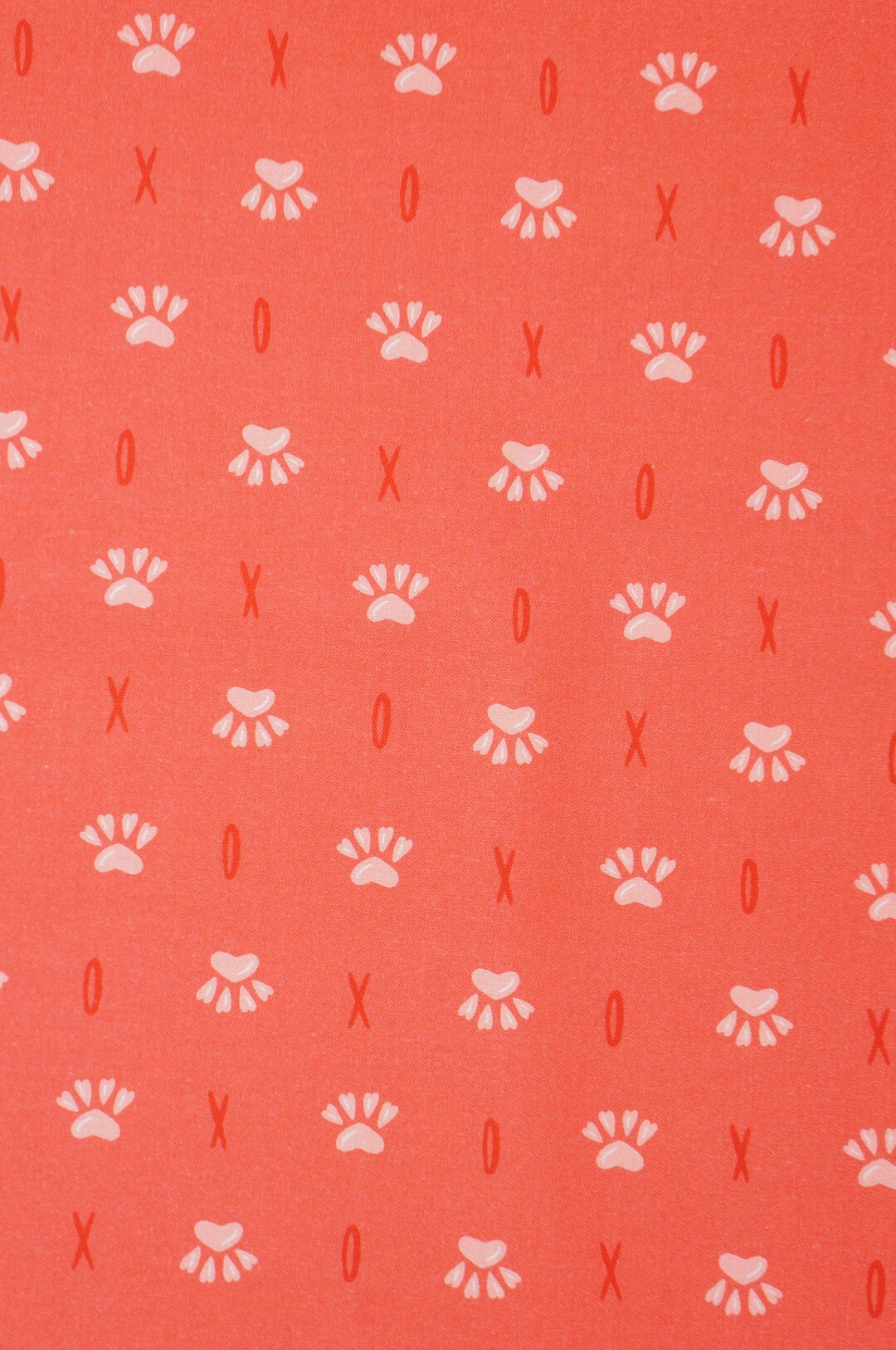Love Cats XOXO Paws, Valentines Fabric by Zirkus Design Studio From ...