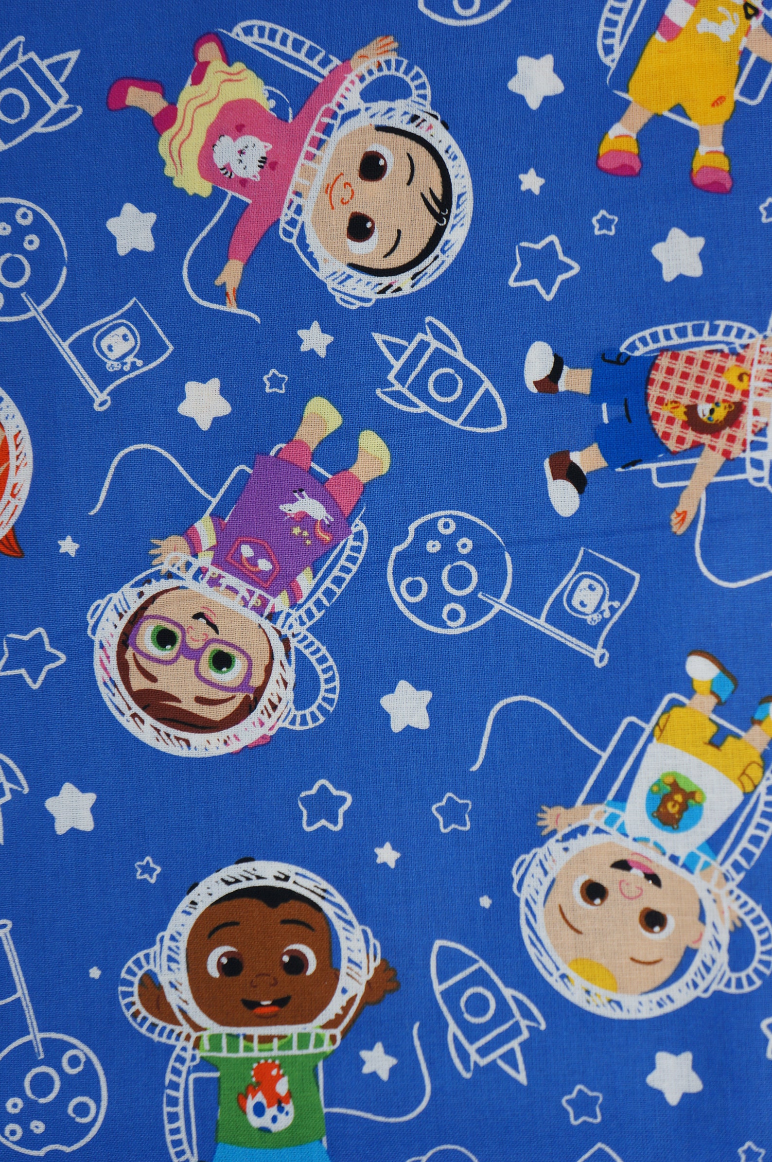 Cocomelon Fabric, Cocomelon in Space Licensed Novelty Cotton Fabric, JJ ...