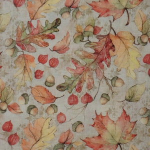 Fall Acorns and Leaves by Susan Winget for Springs Creative Novelty ...