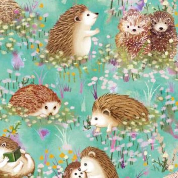 Hedgehog Fabric - Etsy