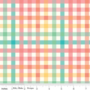 Easter Plaid Fabric, Spring Gingham Fabric, Gingham Cottage Gingham ...