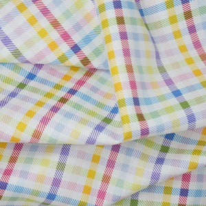 Easter Plaid Fabric, Pastel Plaid by Kitten Studio for Henry Glass ...