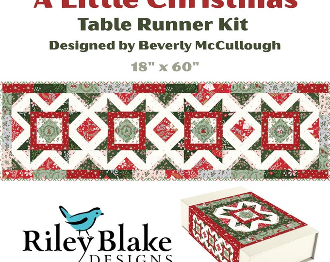 A Little Christmas Table Runner Kit Designed by Beverly Mccullough for ...