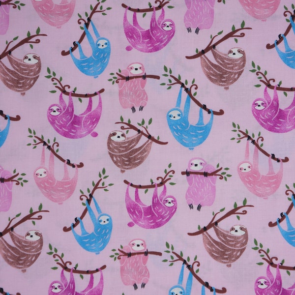 Sloth Fabric - Etsy