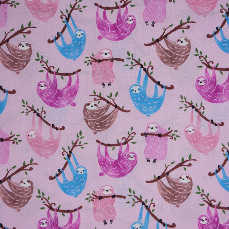 Sloth Fabric - Etsy