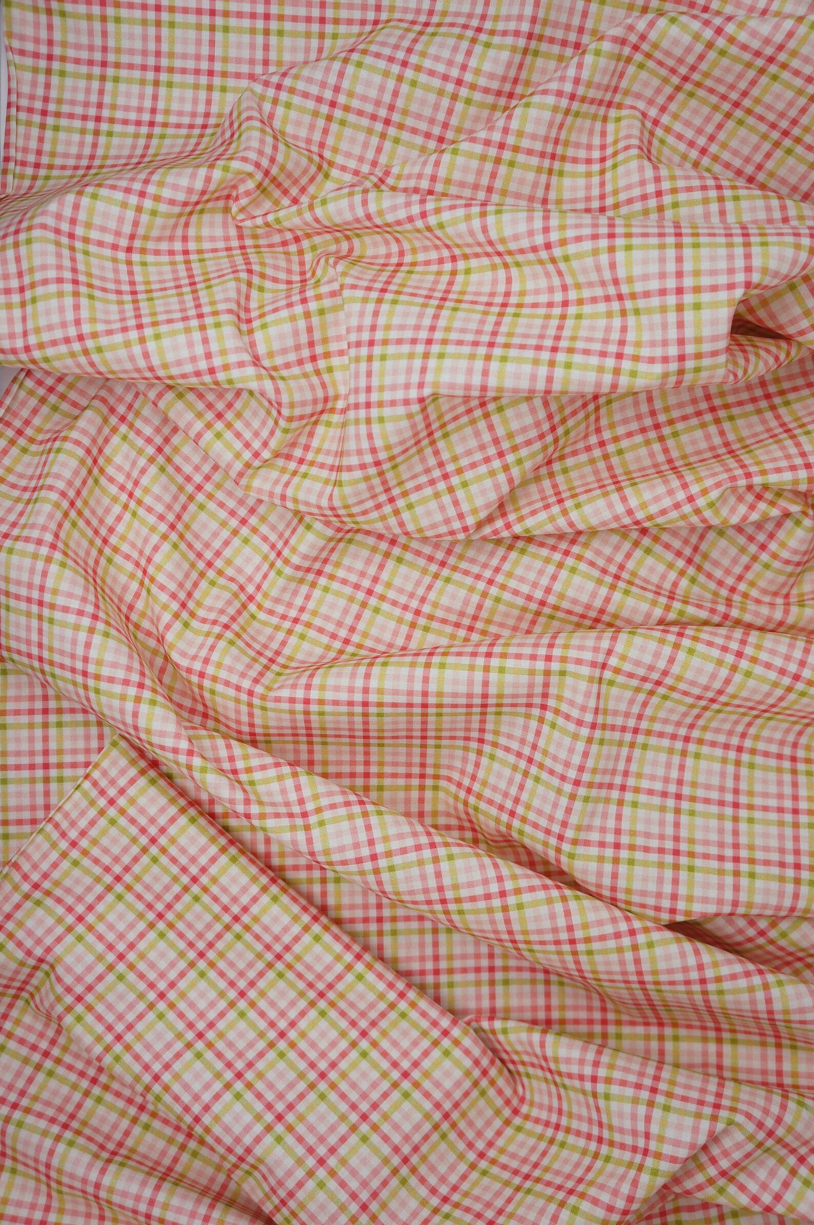 Easter Plaid Fabric, Spring Gingham Fabric, Adel in Summer Plaid in ...