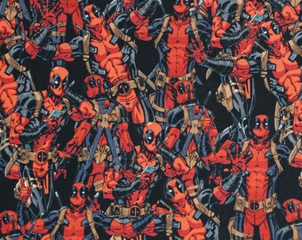 Deadpool Fabric - Etsy