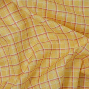 Spring Plaid Fabric, Hello Spring Plaid Green, Yellow or Lavender by ...