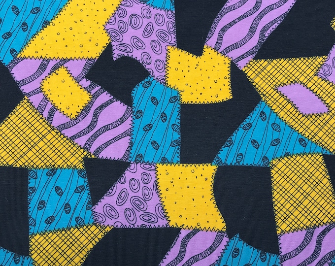 Nightmare Before Christmas Sally Patchwork Licensed Knit Fabric Disney ...
