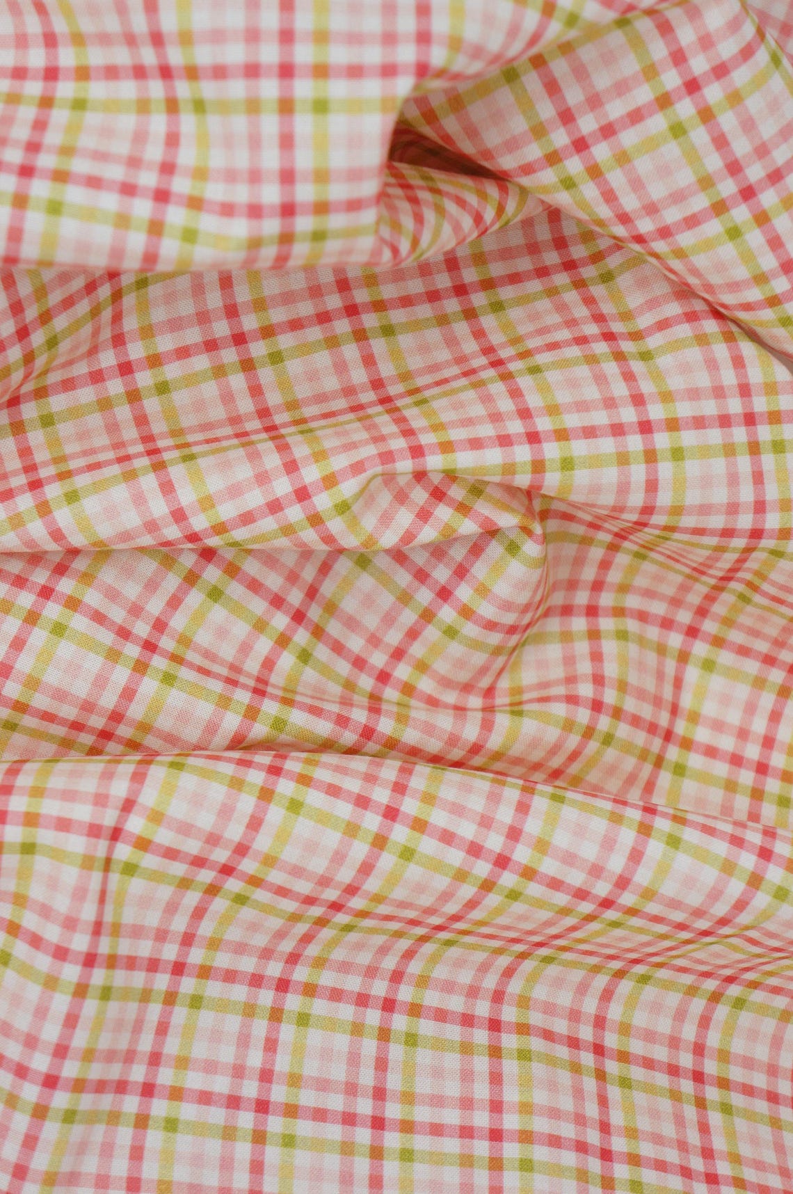 Easter Plaid Fabric, Spring Gingham Fabric, Adel in Summer Plaid in ...