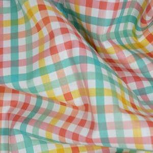 Easter Plaid Fabric, Spring Gingham Fabric, Gingham Cottage Gingham ...