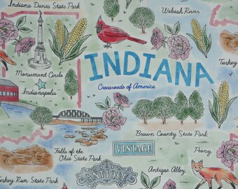 Indiana Fabric - Etsy