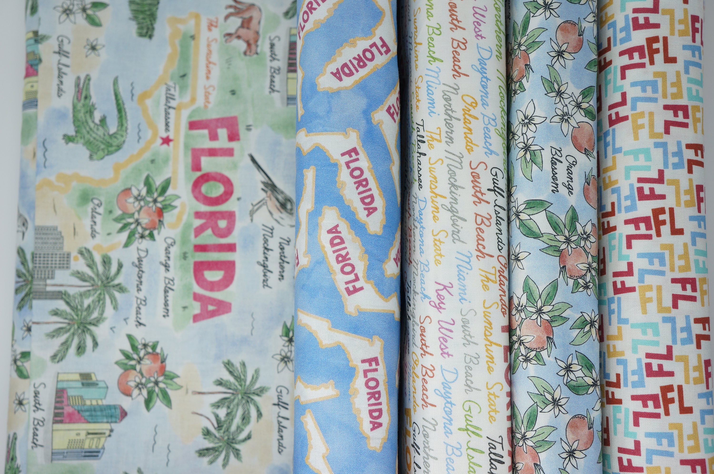 Florida State Pride Cotton Fabric