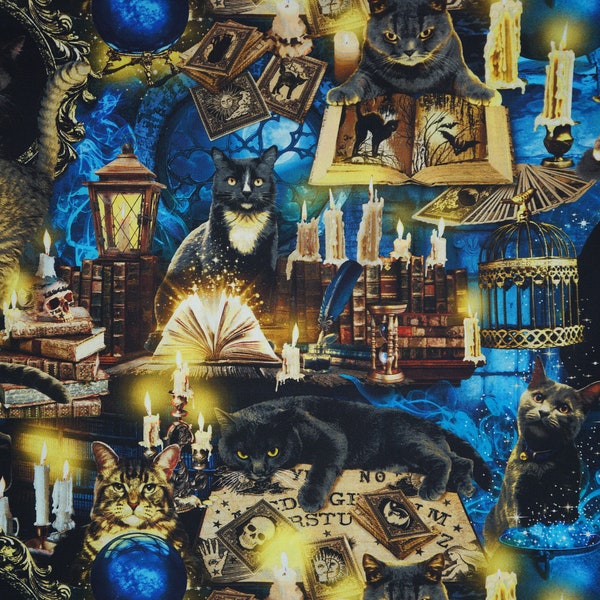 Timeless Treasures Witch Fabric Etsy
