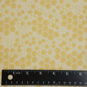 Yellow Honeycomb Fabric, Honeycomb on Honey From the Home Sweet Home ...