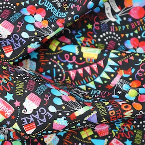 Happy Birthday Fabric, Happy Birthday Wishes From the Party Animal ...