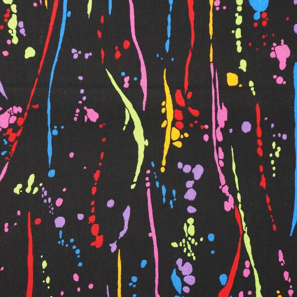 Paint Splatter Fabric - Etsy