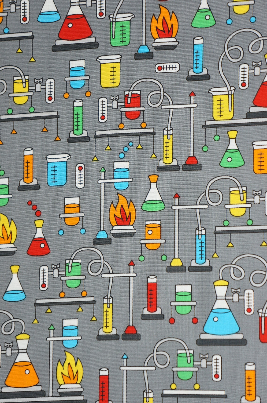 Rainbow Chemistry Science Experiment on Gray by Robert Kaufman - Etsy