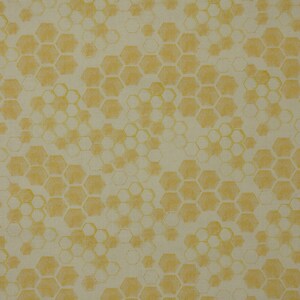 Yellow Honeycomb Fabric, Honeycomb on Honey From the Home Sweet Home Collection by Timeless ...